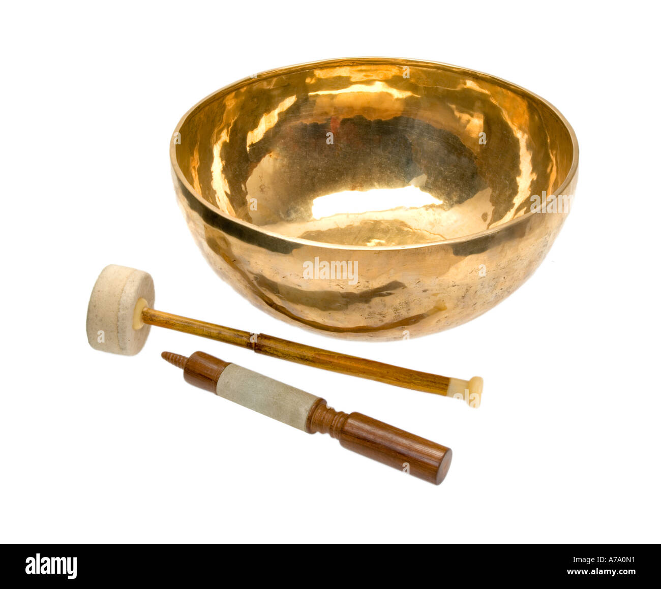 Singing Bowl and Striking Sticks from Nepal India tradition from the ...