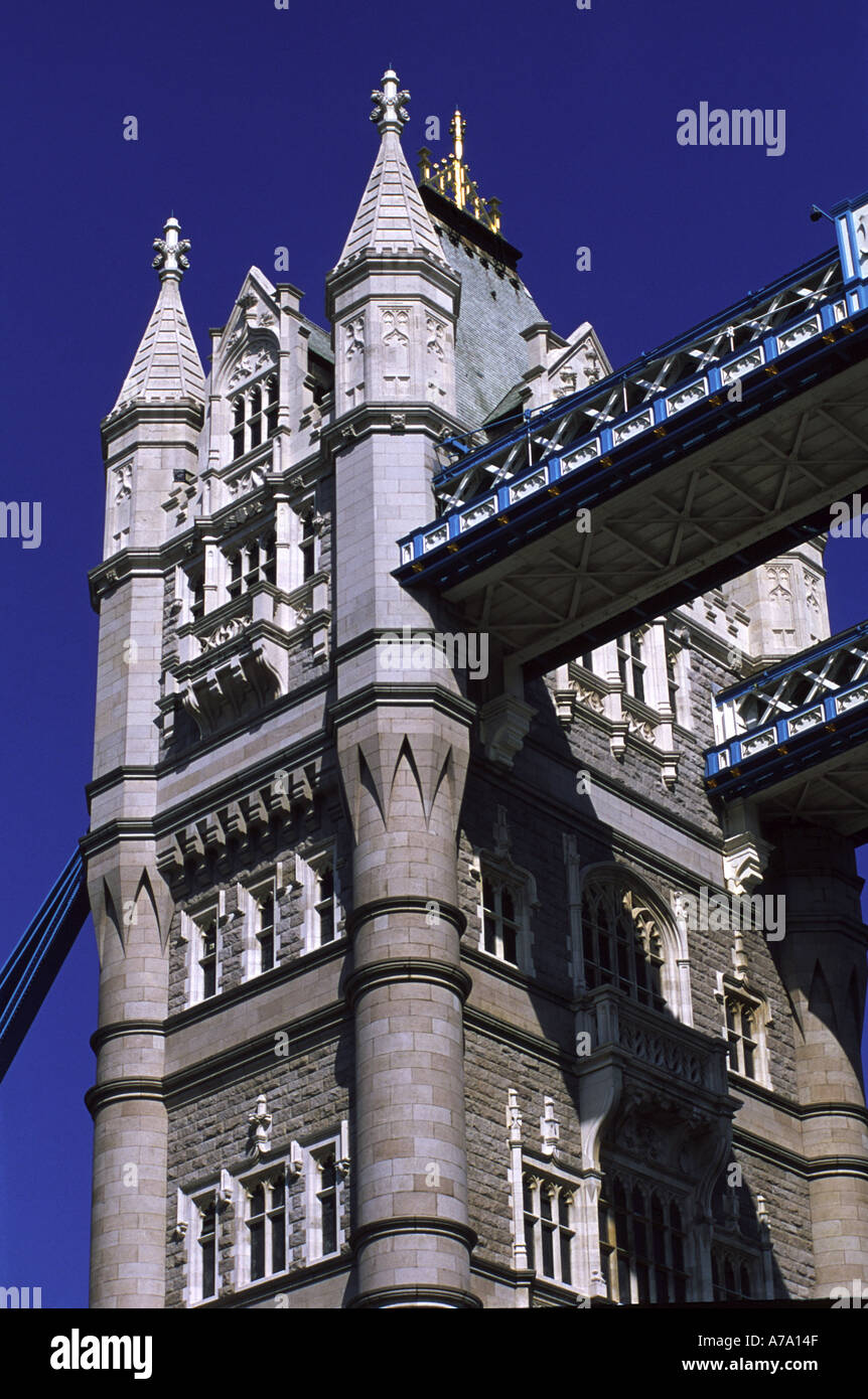 Tower Bridge detail London Stock Photo - Alamy