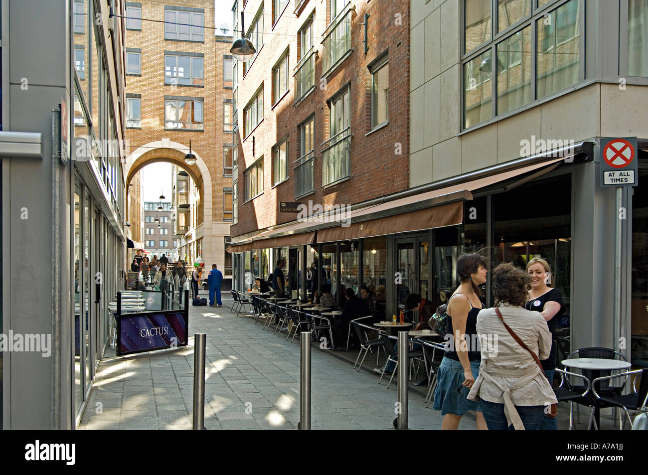 The newly created (2005/6) Quartier Bloom or Italian quarter on Blooms ...