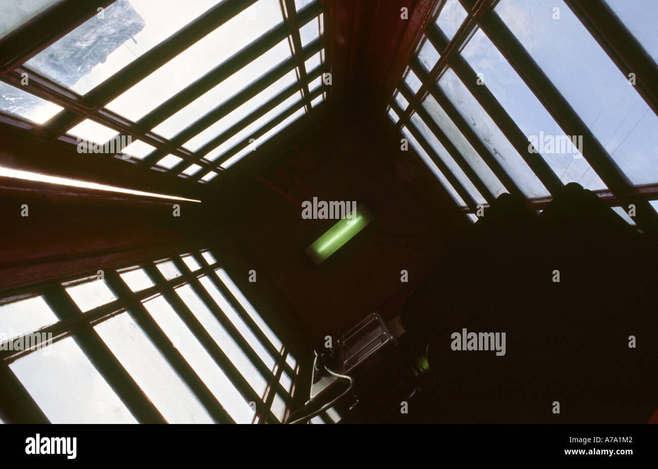 K6 red telephone box inside hi-res stock photography and images - Alamy