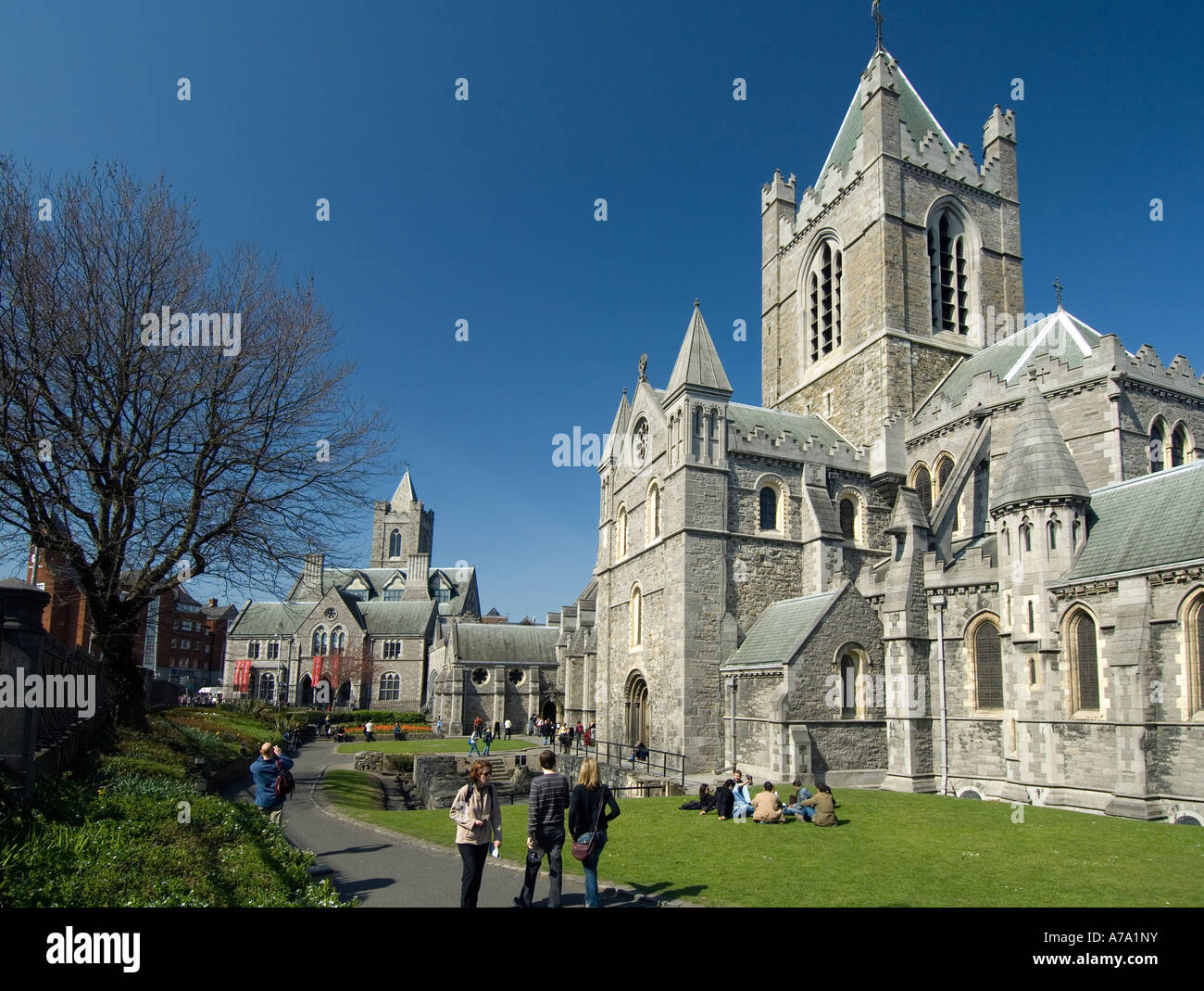 The Church of Ireland Cathedral of Christ Church in Dublin Ireland ...