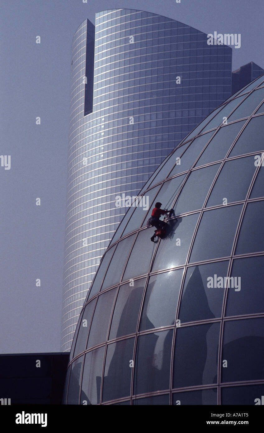 high risk job danger activity Stock Photo - Alamy