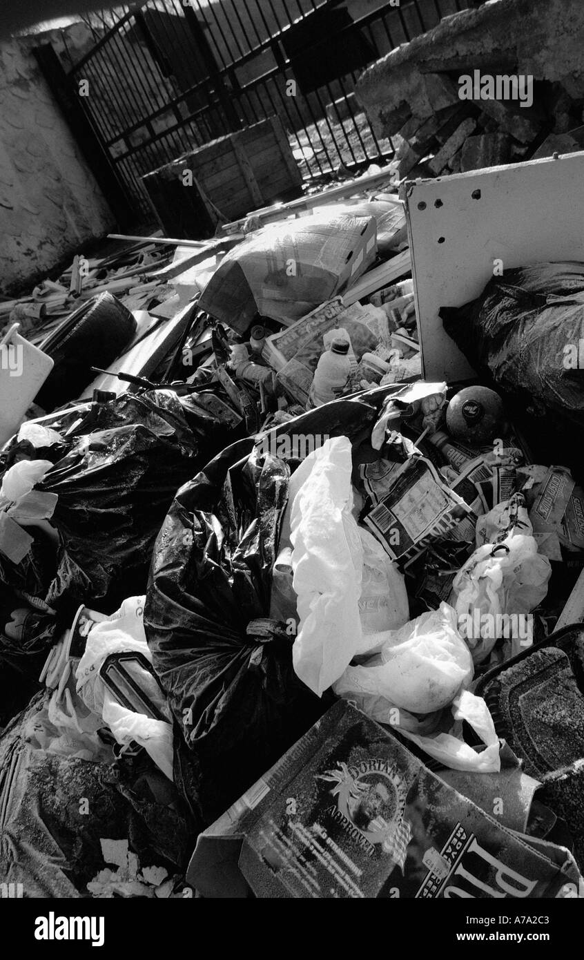 Fly tipping site Stock Photo - Alamy