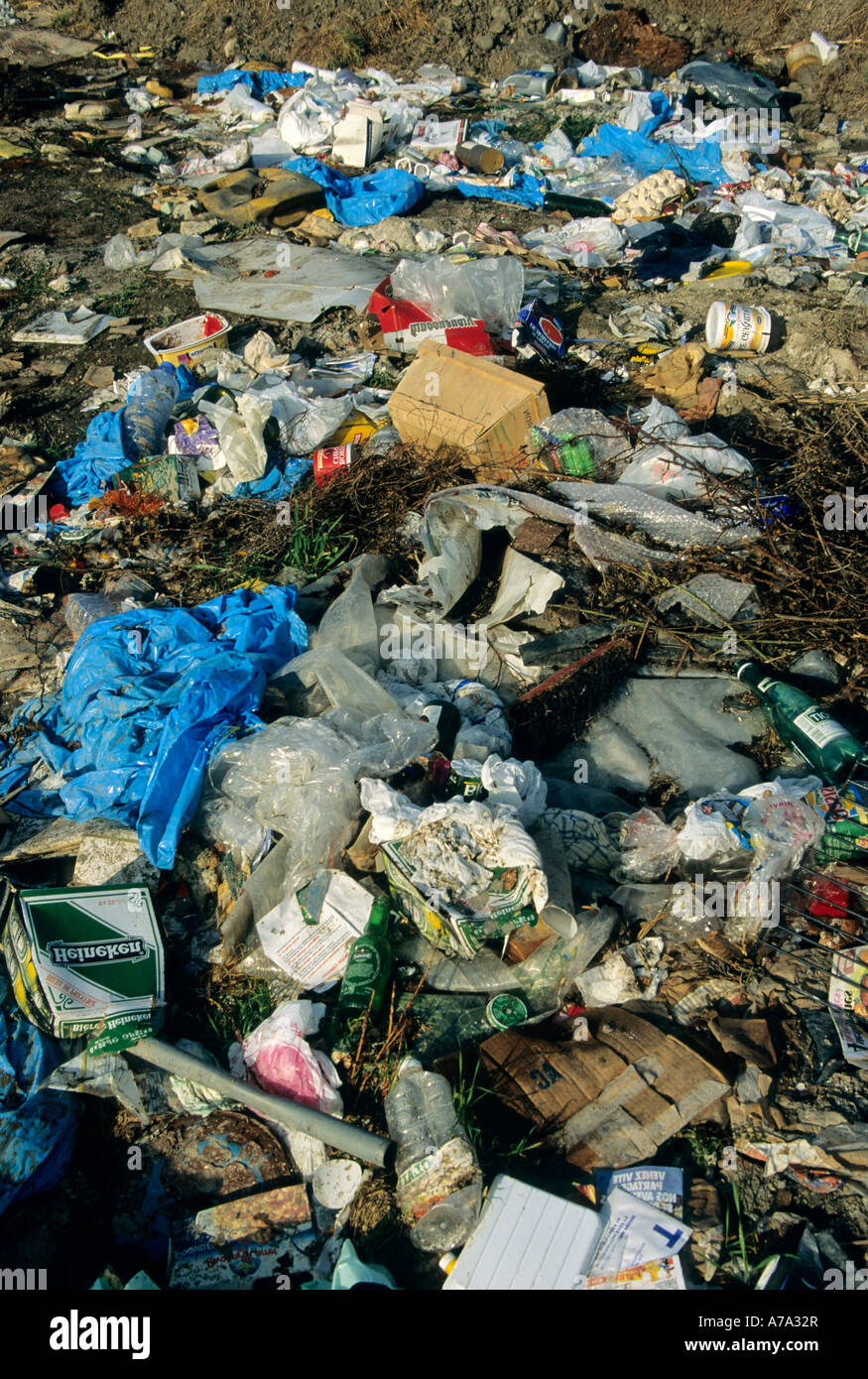 Heaps plastic waste thrown hi-res stock photography and images - Alamy