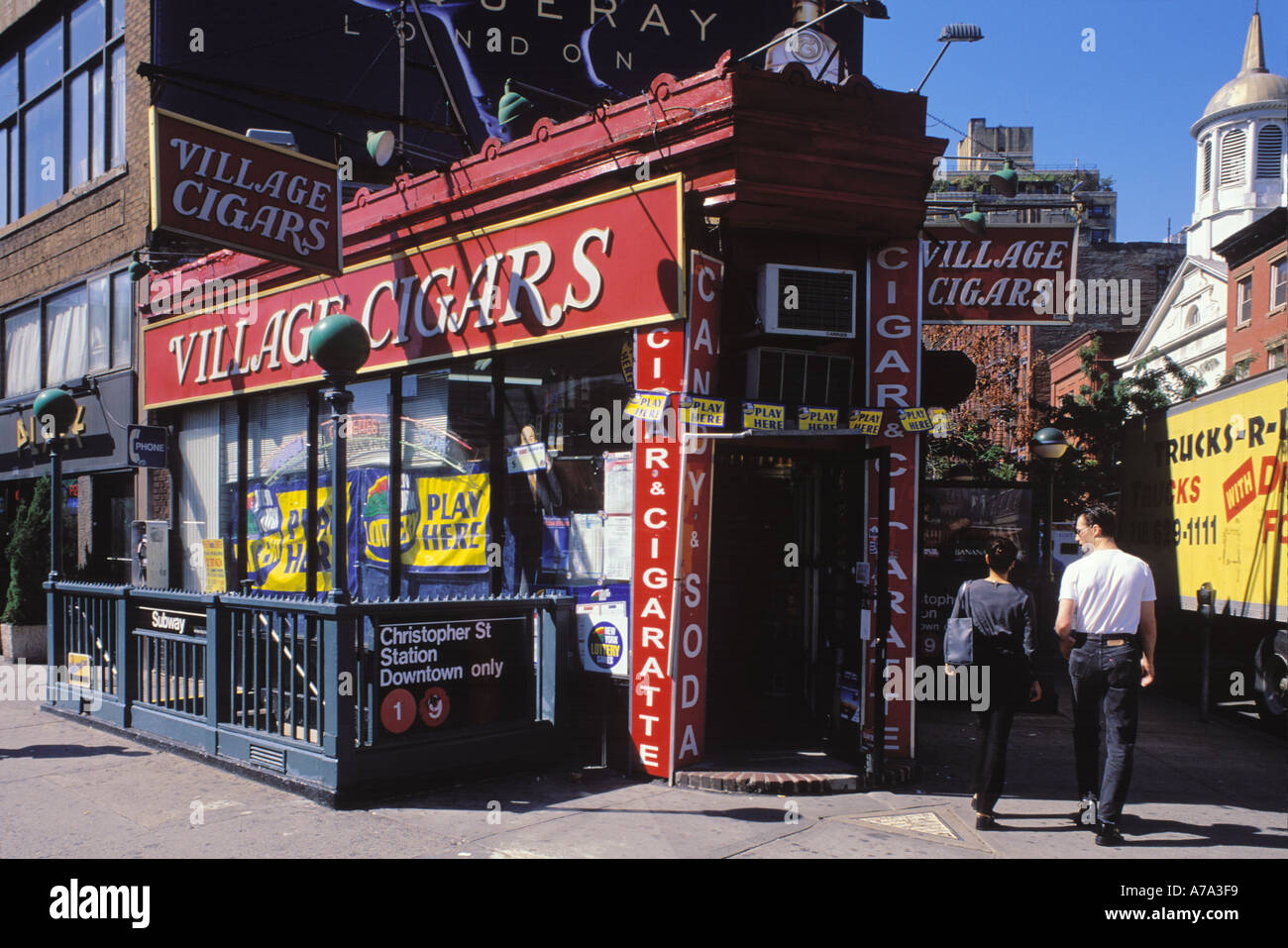 Sheridan Square Greenwich Village Manhattan New York Stock Photo - Alamy