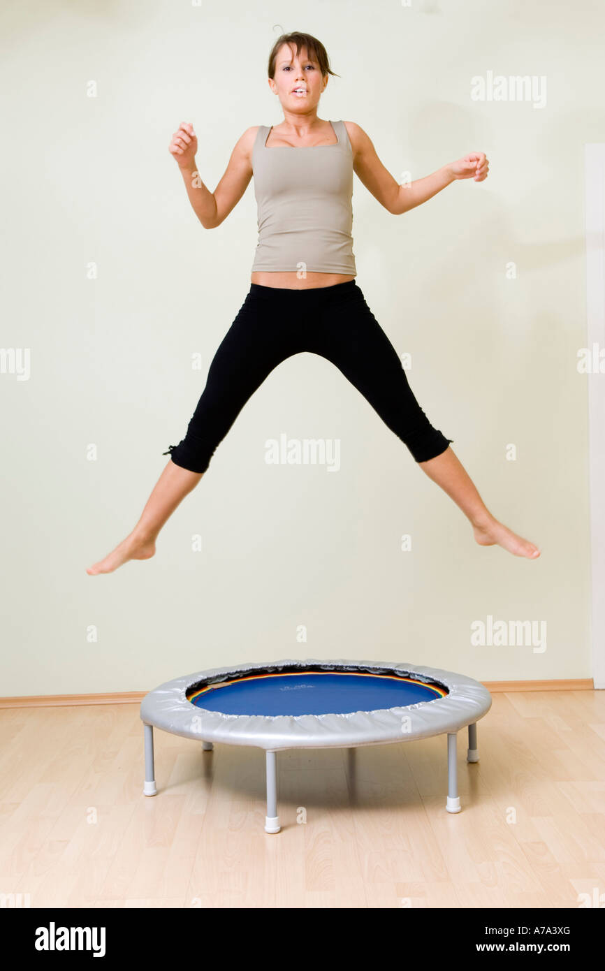 Trampolin Woman High Resolution Stock Photography and Images - Alamy