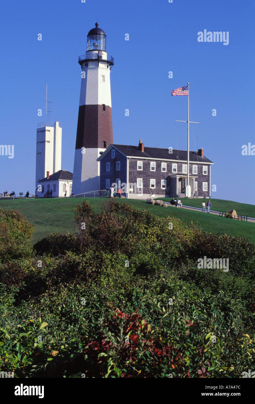 Montauk Lighthouse Montauk Point Long Island New York Stock Photo - Alamy