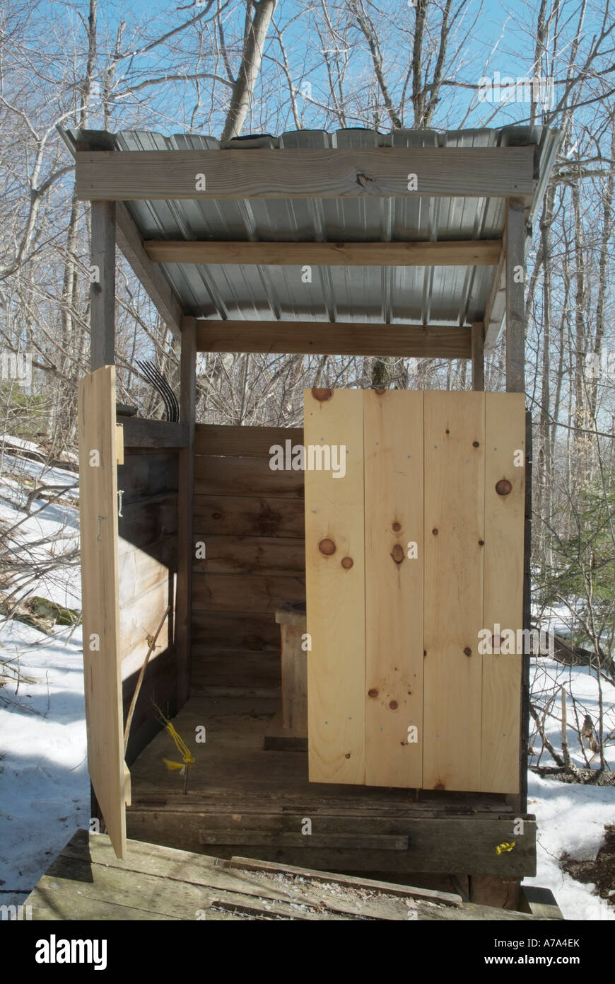 Appalachian Trail-Ore Hill Shelter Privy in New Hampshire USA ...