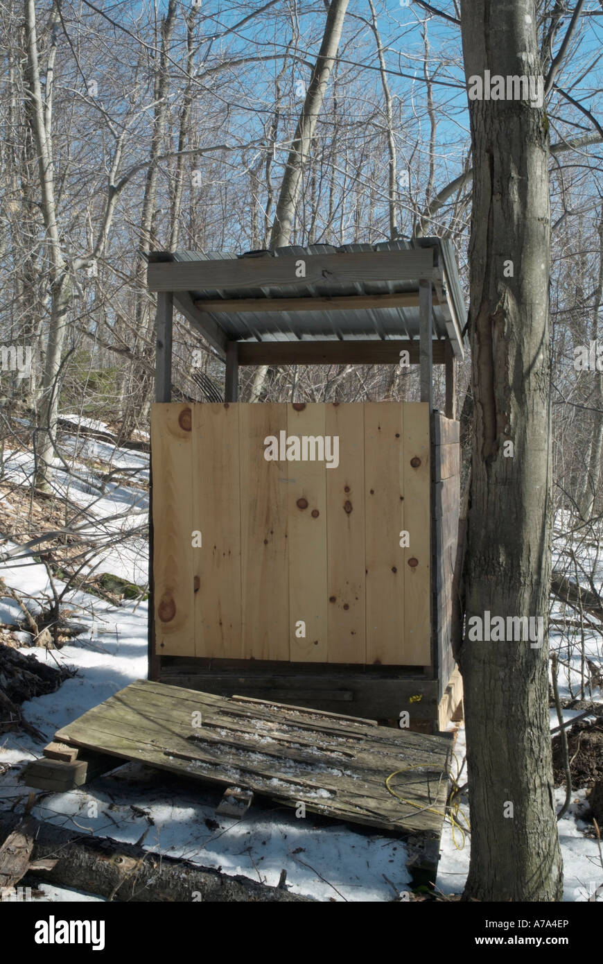 Appalachian Trail-Ore Hill Shelter Privy in New Hampshire USA ...