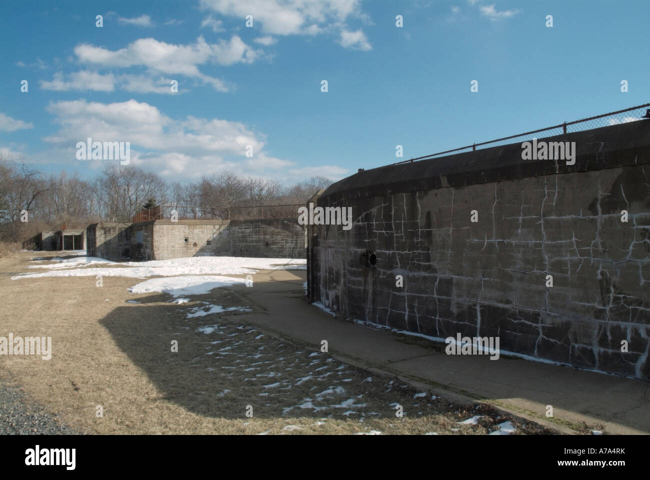 Fort Foster which is an old fort located in Kittery Maine USA Stock ...