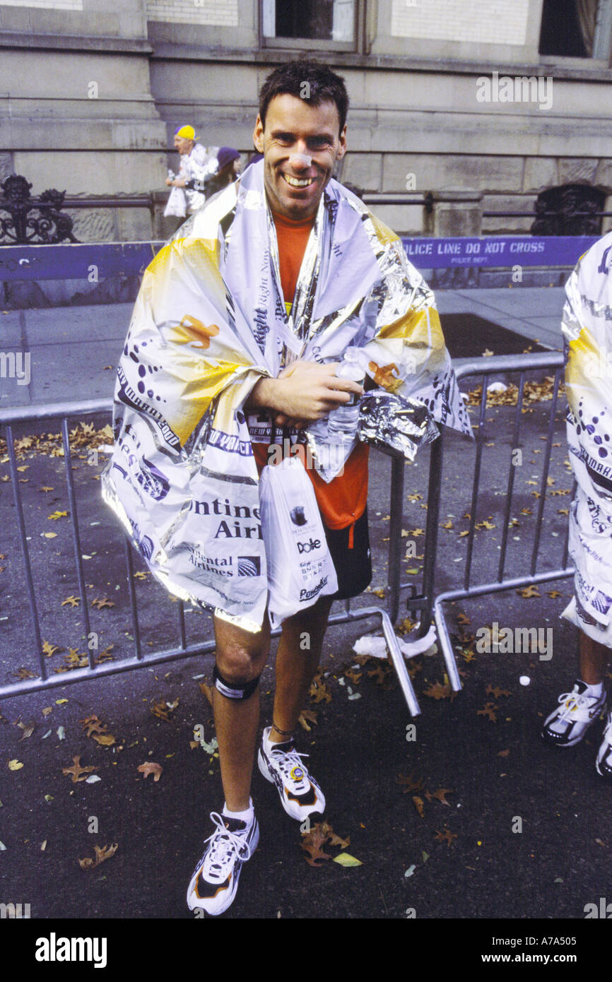 New York Marathon Runner Manhattan New York Stock Photo - Alamy