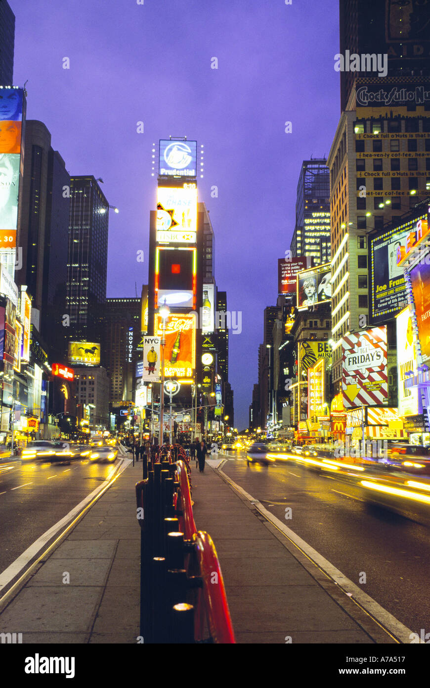 Times Square Looking North Manhattan New York Stock Photo - Alamy