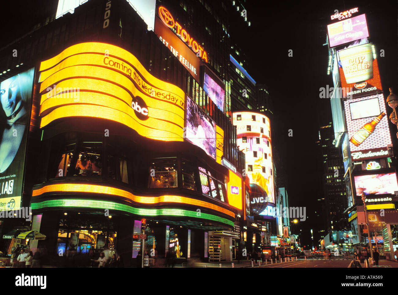 Times Square Looking South Manhattan New York Stock Photo - Alamy