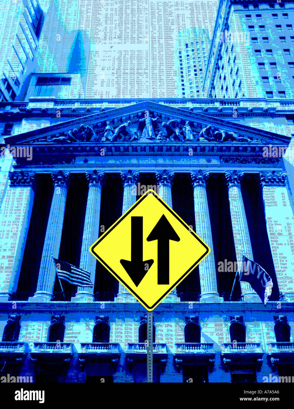 Wall street broad st street signs hi-res stock photography and images ...