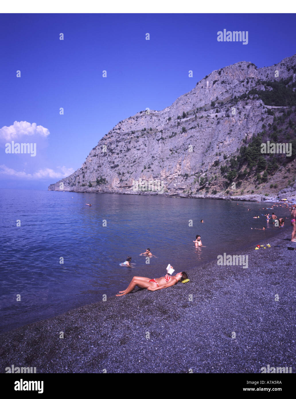The Beach at the resort of Maratea, Basilicata, Italy Stock Photo - Alamy