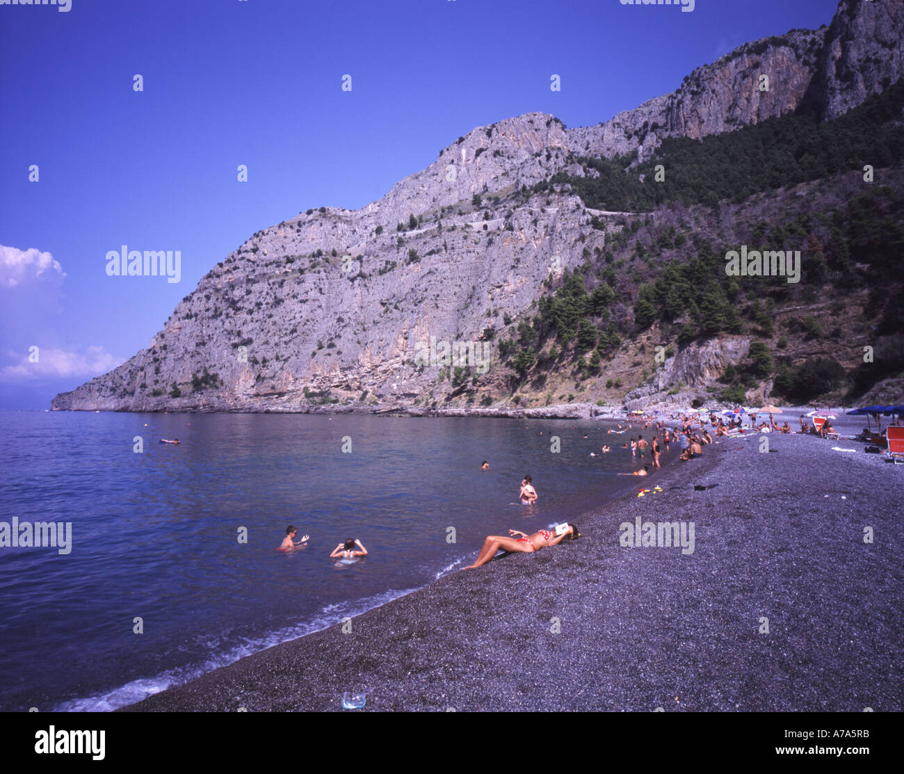 The Beach at the resort of Maratea, Basilicata, Italy Stock Photo - Alamy