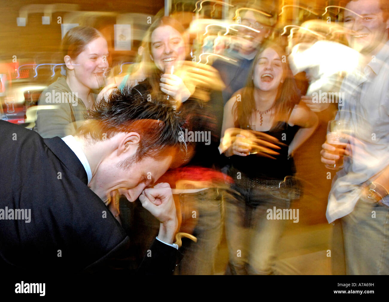 Drunk students hi-res stock photography and images - Alamy