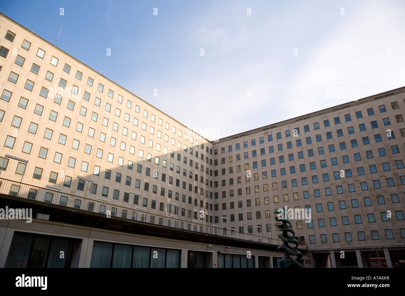 Shell Centre corner Stock Photo - Alamy