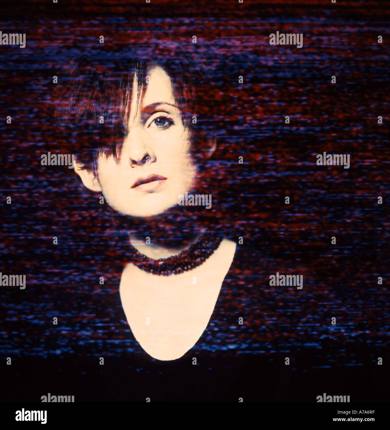 Tv interference hi-res stock photography and images - Alamy