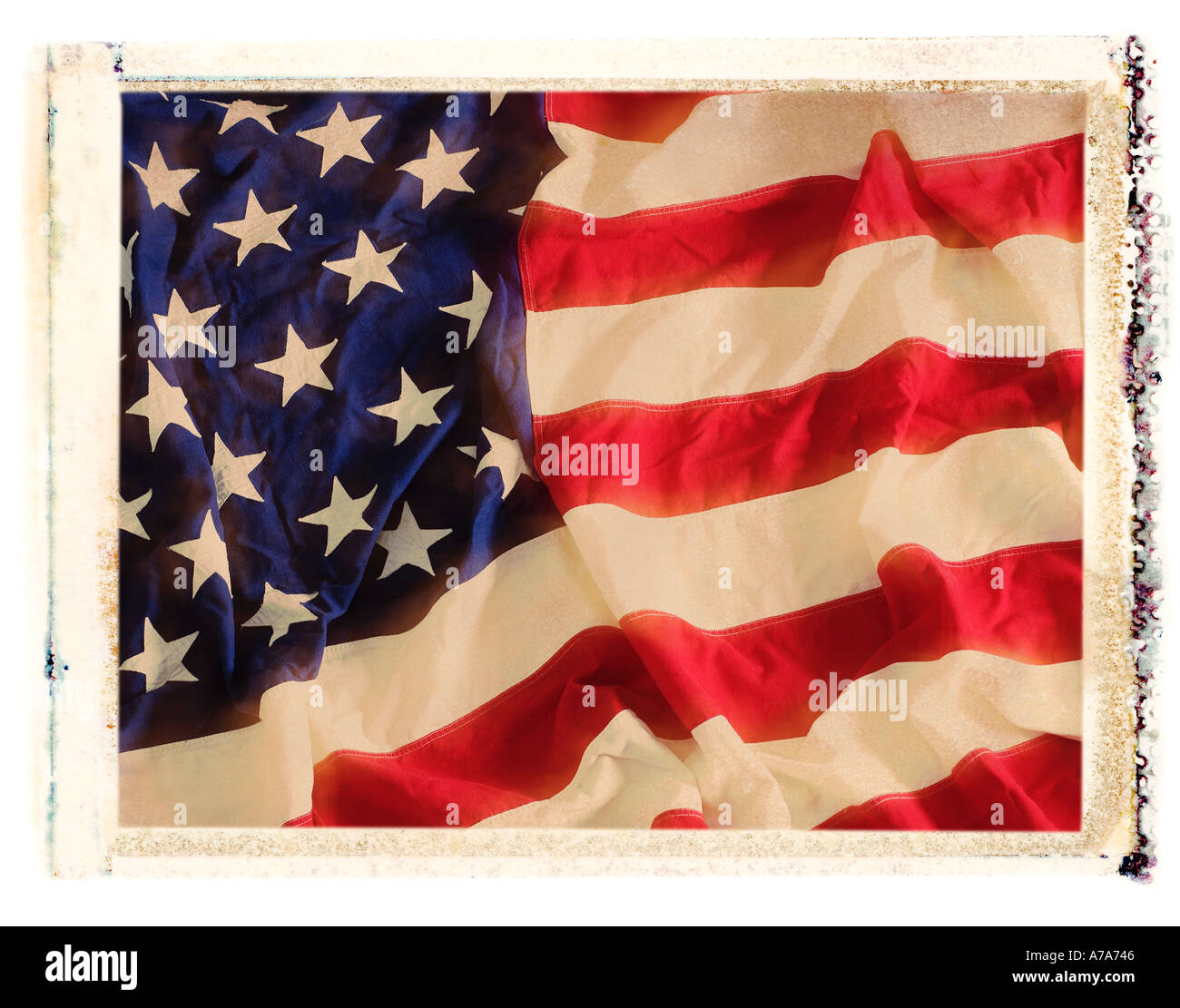 American flag stars border hi-res stock photography and images - Alamy