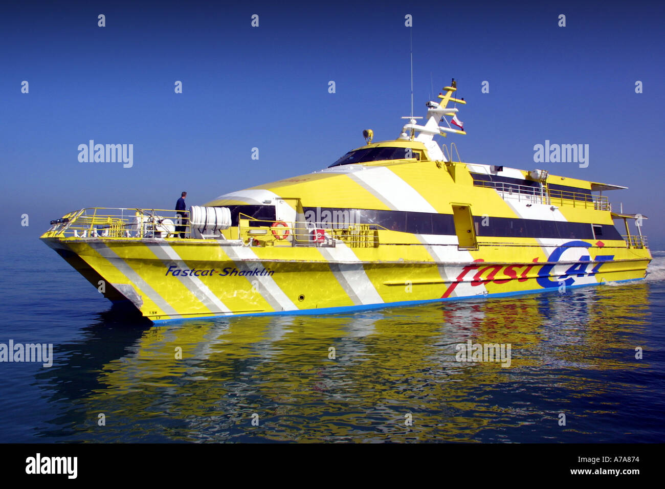 Isle wight fast cat ferry hi-res stock photography and images - Alamy