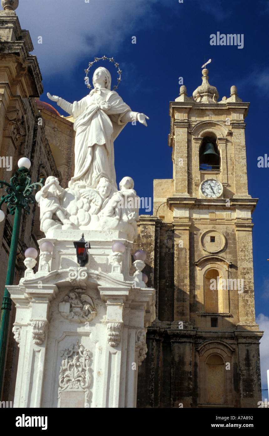 Church of Qrendi Malta Stock Photo - Alamy