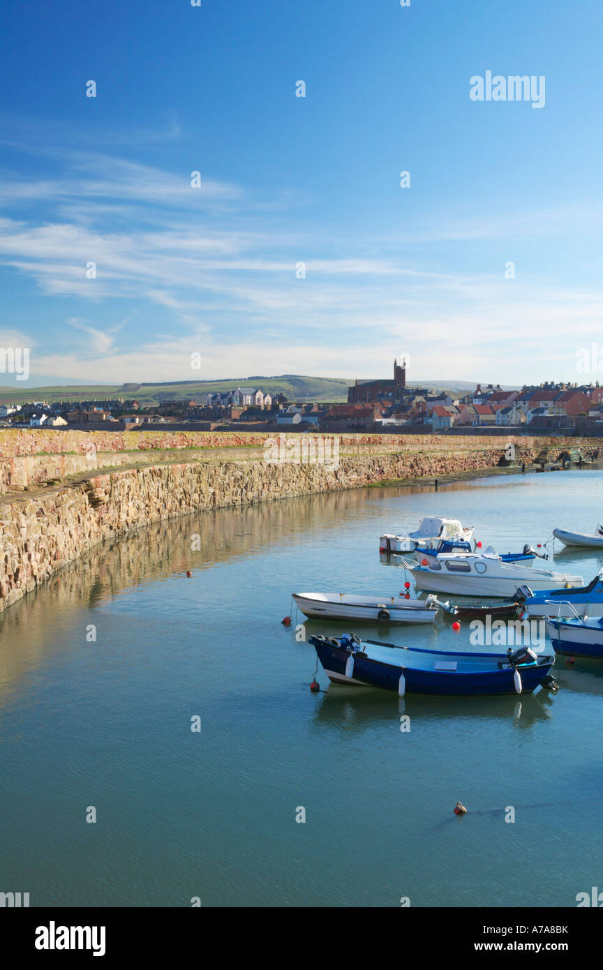 The Old Cromwell Harbour, Dunbar, East Lothian, Scotland, UK Stock ...