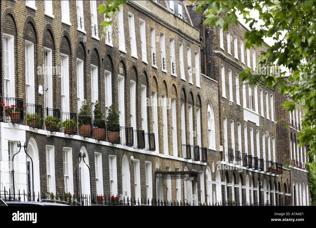 Residential Street Angel Islington London Stock Photo - Alamy