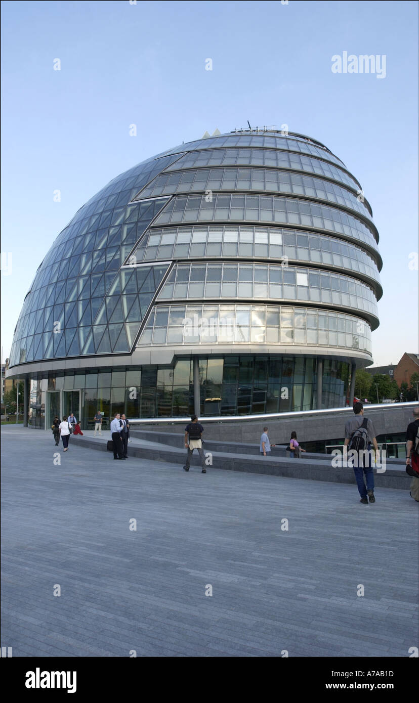 Tower bridge and the new gla building hi-res stock photography and ...