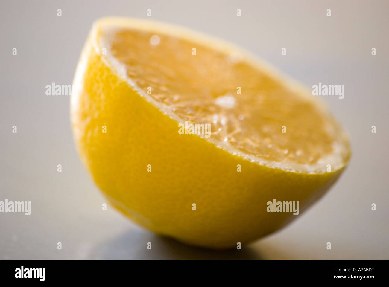 Half a lemon Stock Photo - Alamy
