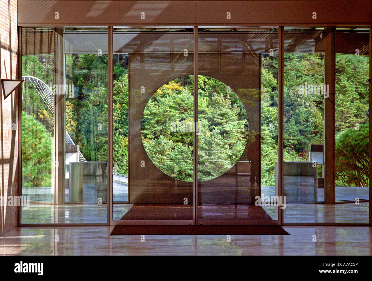 Museum Doors at IMPei Museum in Japan Stock Photo - Alamy