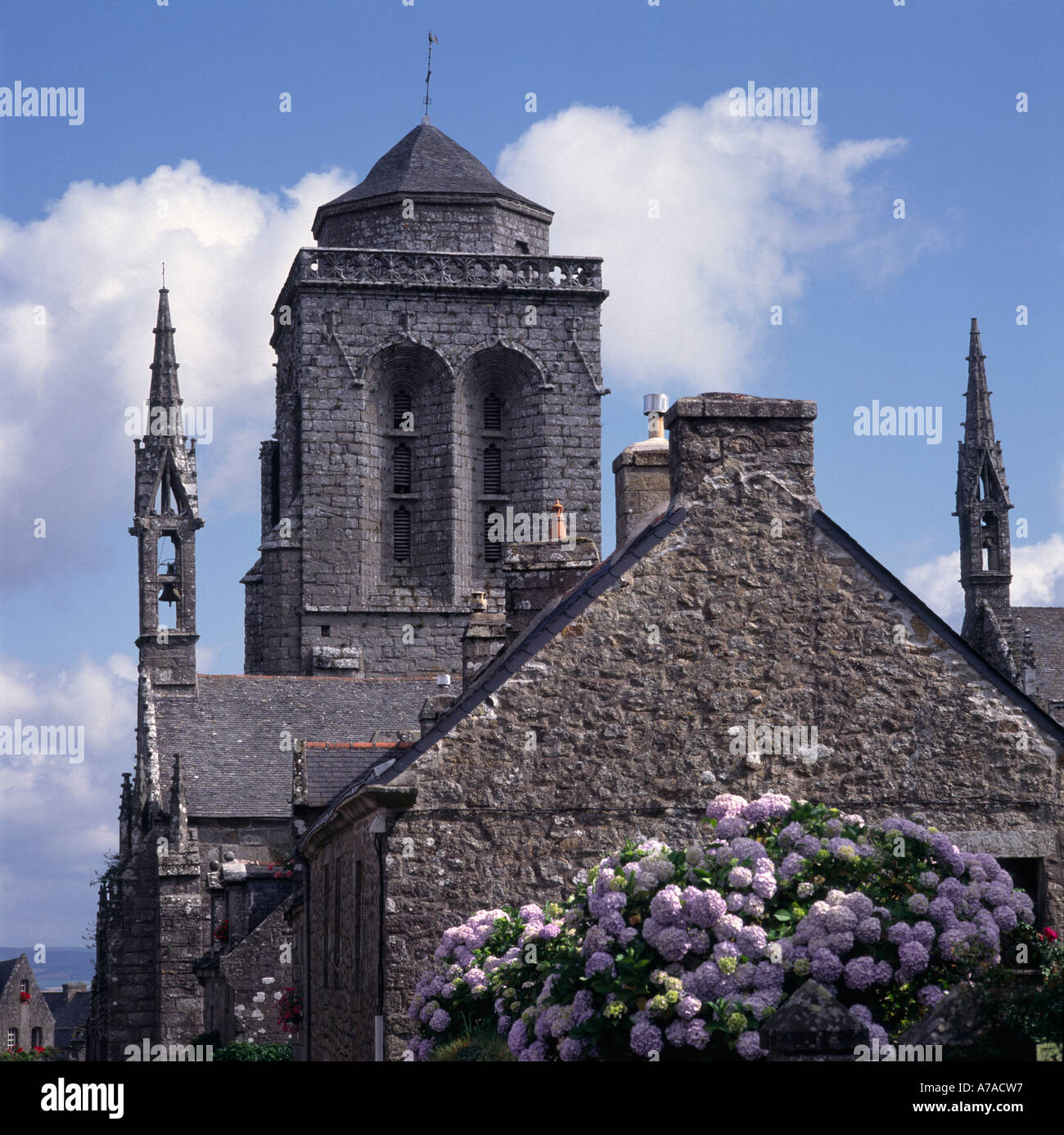 Church St. Ronan / Locronan Stock Photo - Alamy
