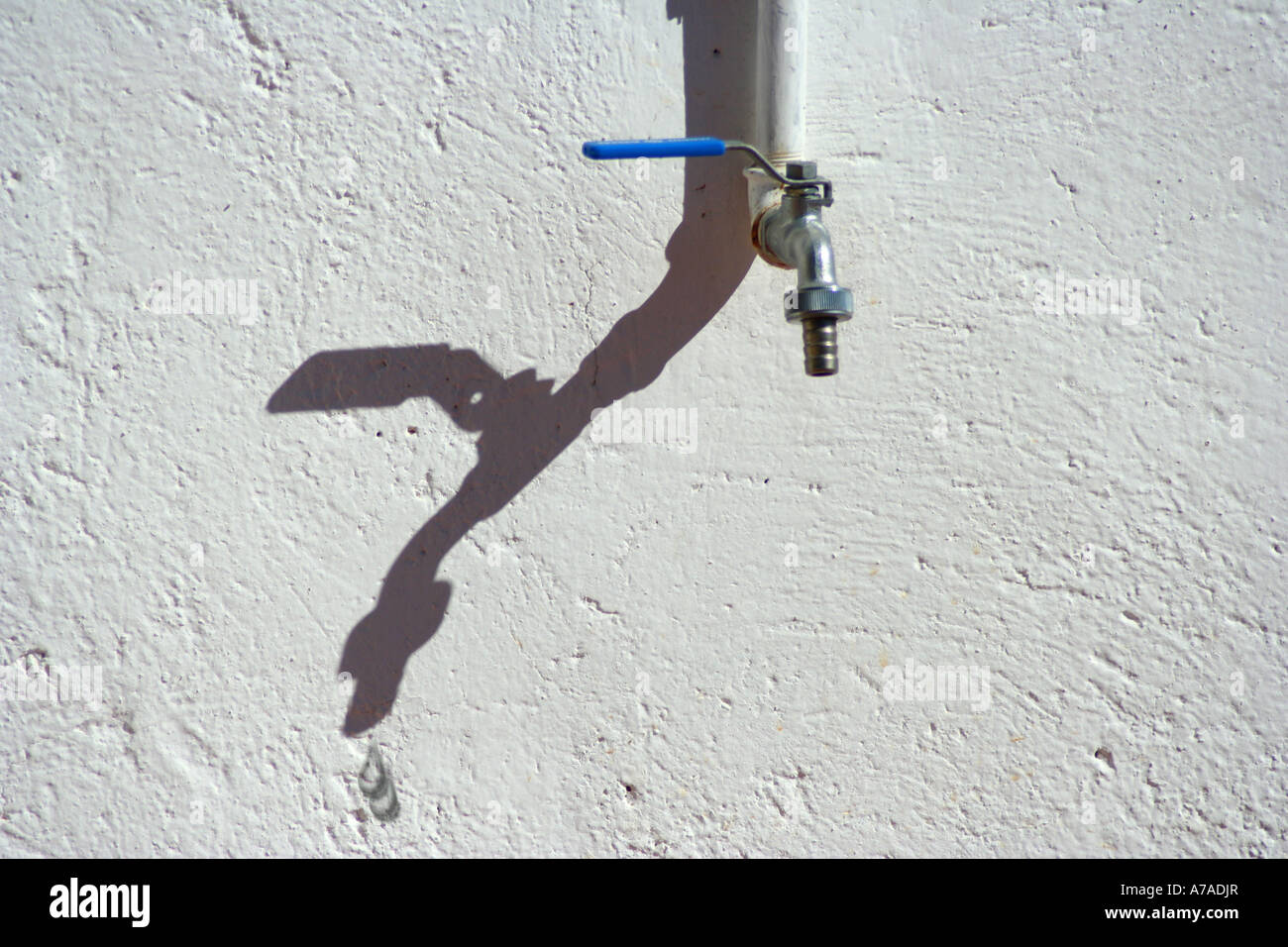 Conceptual image about droughts, desiccation and water shortages. A ...