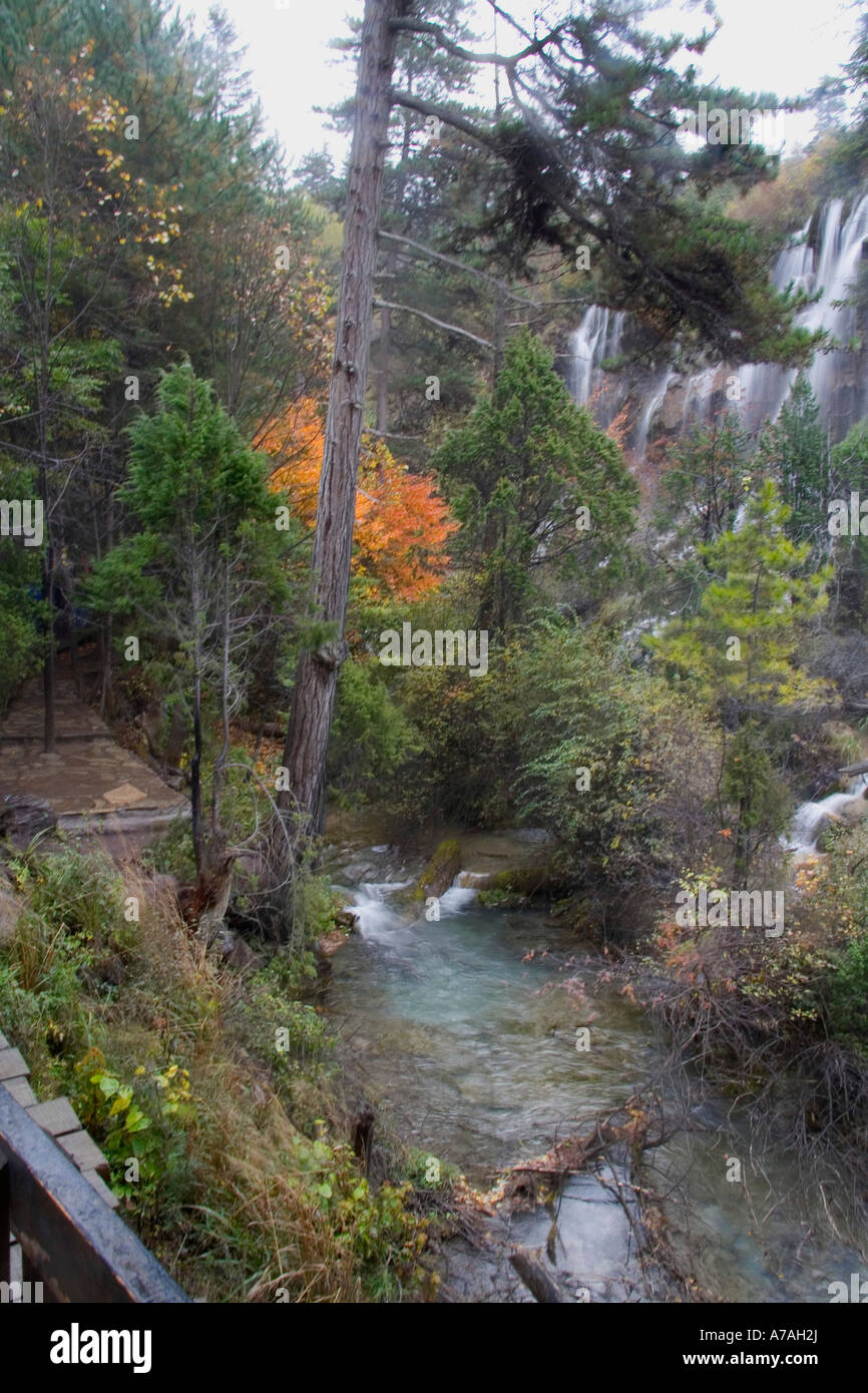 Scenery at Huang Long, China Stock Photo - Alamy