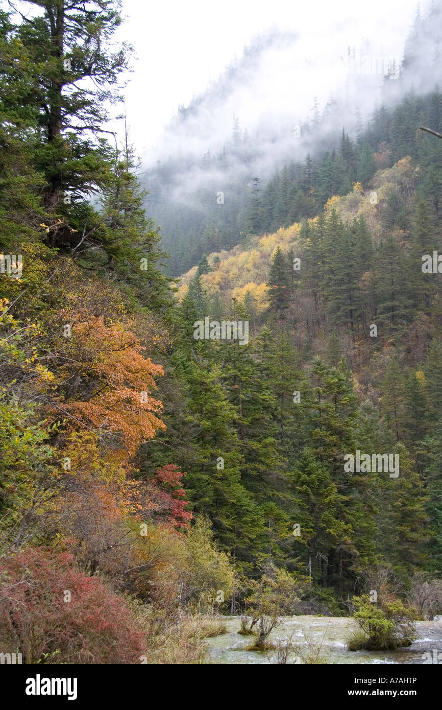 Scenery at Huang Long, China Stock Photo - Alamy