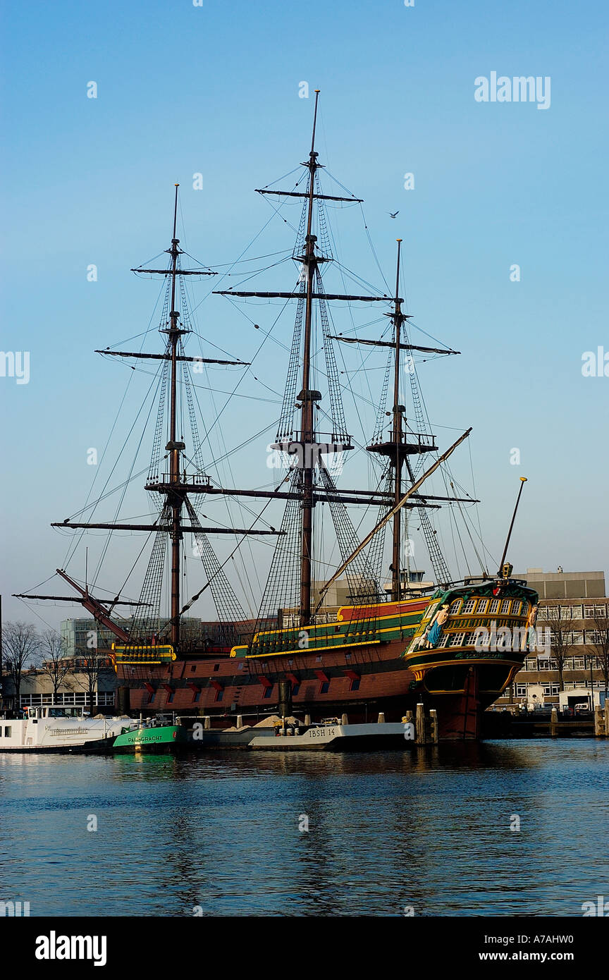 The VOC ship in Amsterdam Stock Photo - Alamy