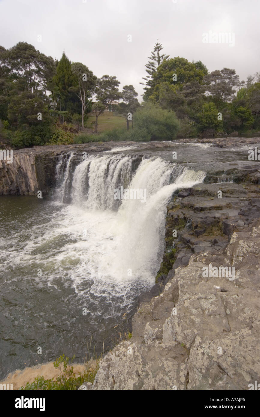 New Zealand Haruru Falls near Paihia Stock Photo - Alamy