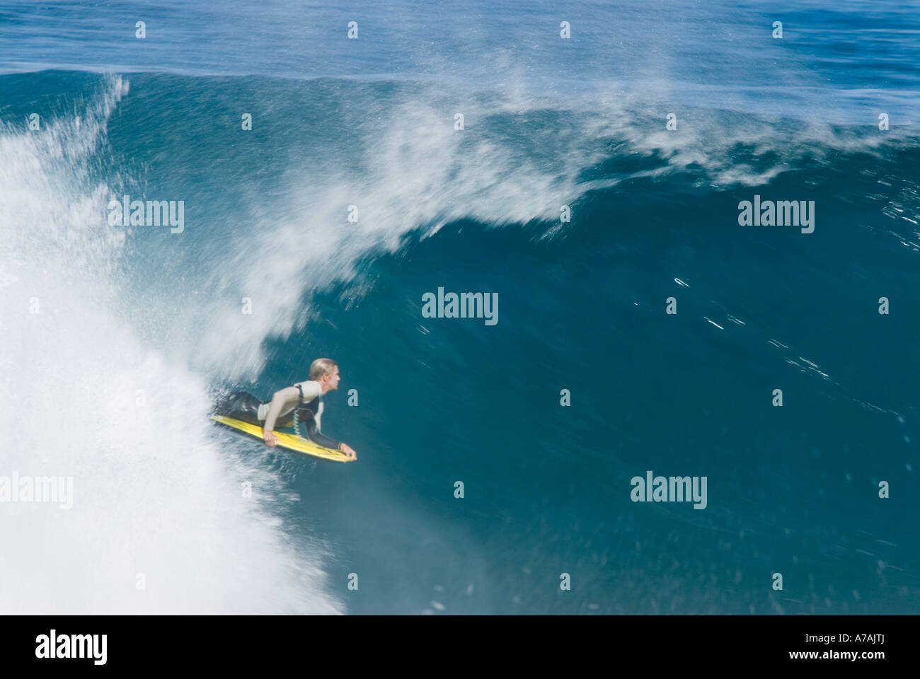 Bodyboarding hawaii hi-res stock photography and images - Alamy