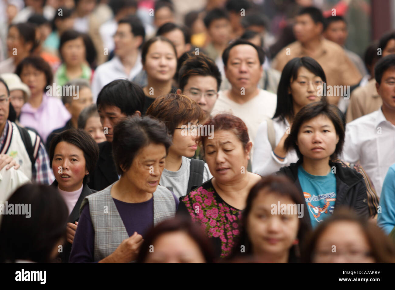 Crowds Beijing China Stock Photo - Alamy