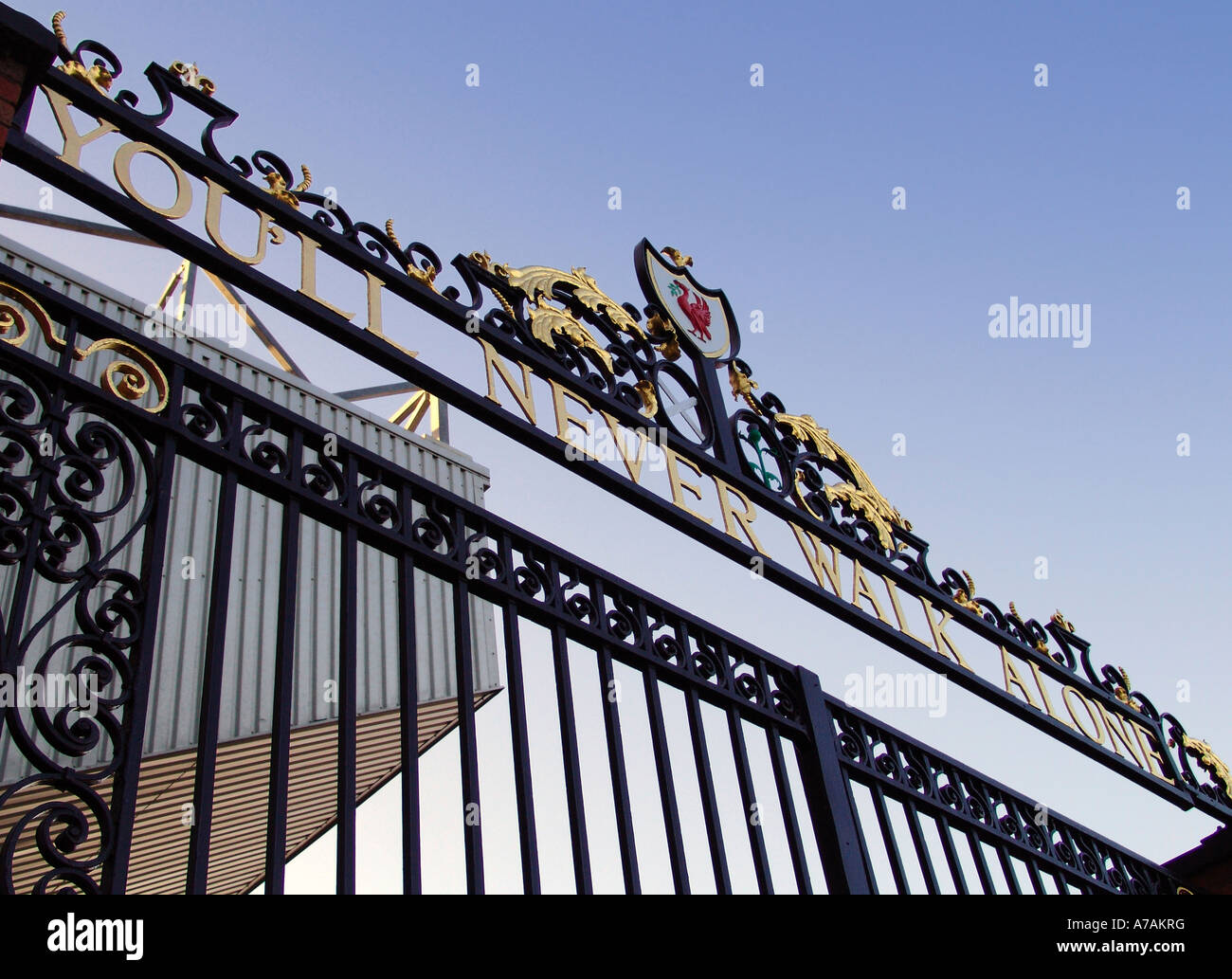 The Shankly Gates Stock Photo - Alamy