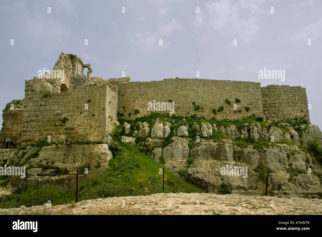 Jordan, Ajloun castle Stock Photo - Alamy
