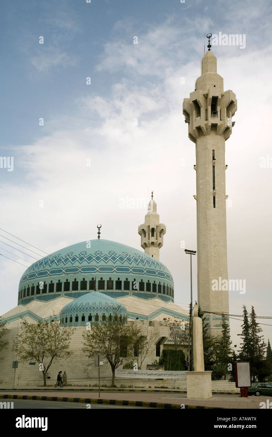 Jordan, Amman, Abdullah mosque Stock Photo - Alamy