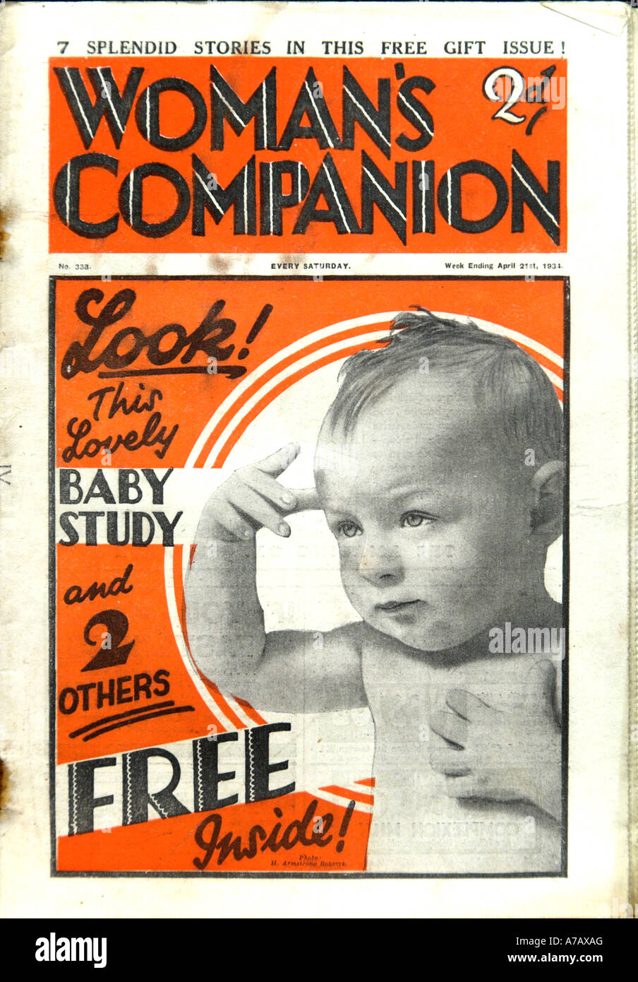 Woman's Companion Magazine 1934 Stock Photo - Alamy