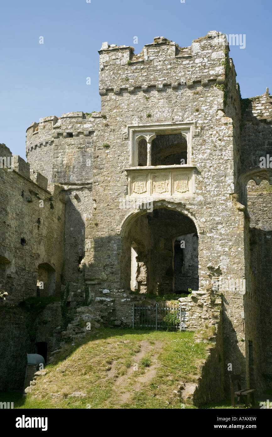 Wales, Pembrokeshire, Carew castle Stock Photo - Alamy