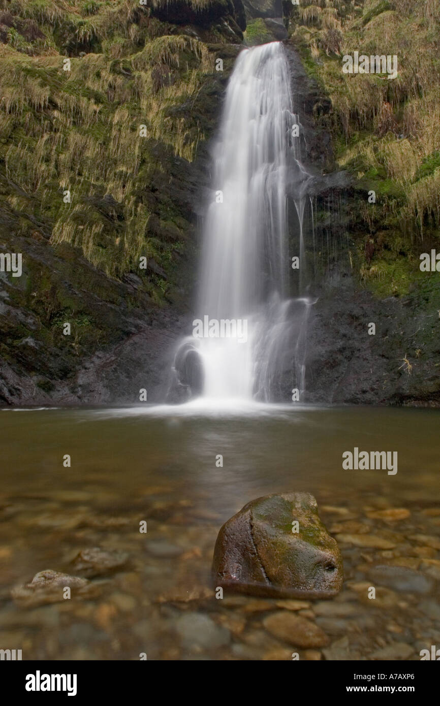 Pistyll rhaeadr waterfalls, wales hi-res stock photography and images ...