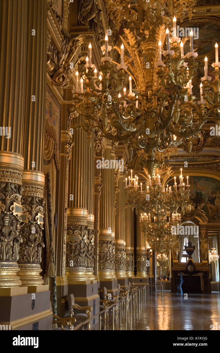 Interior of the Palais Garnier the Paris Opera Stock Photo - Alamy