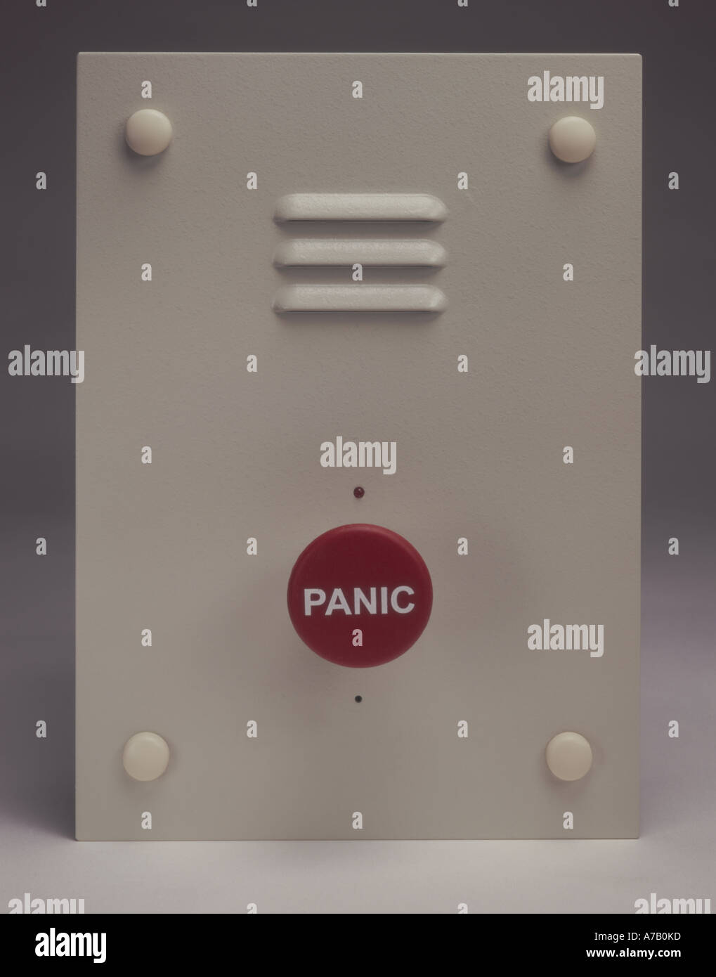 Panic push button Stock Photo - Alamy