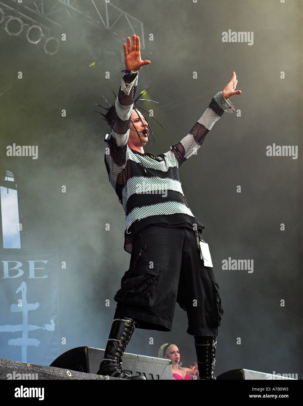 The Cruxshadows playing M'era Luna 2005 Stock Photo - Alamy