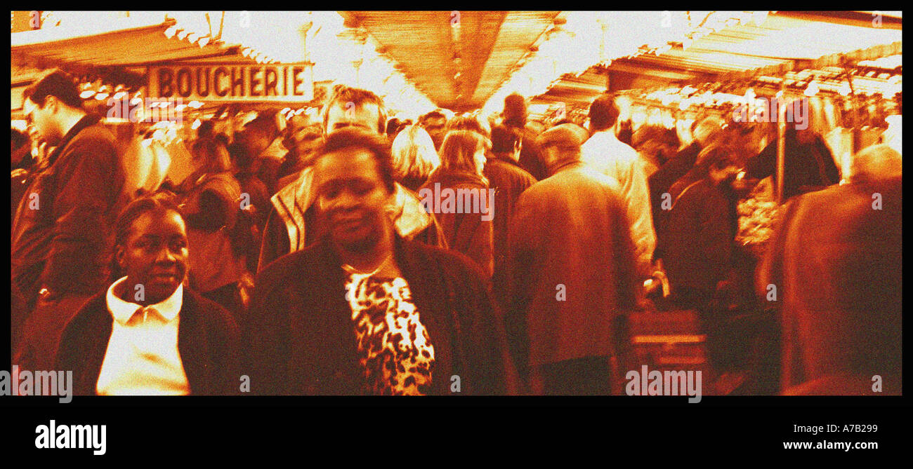 Barbes market paris hi-res stock photography and images - Alamy