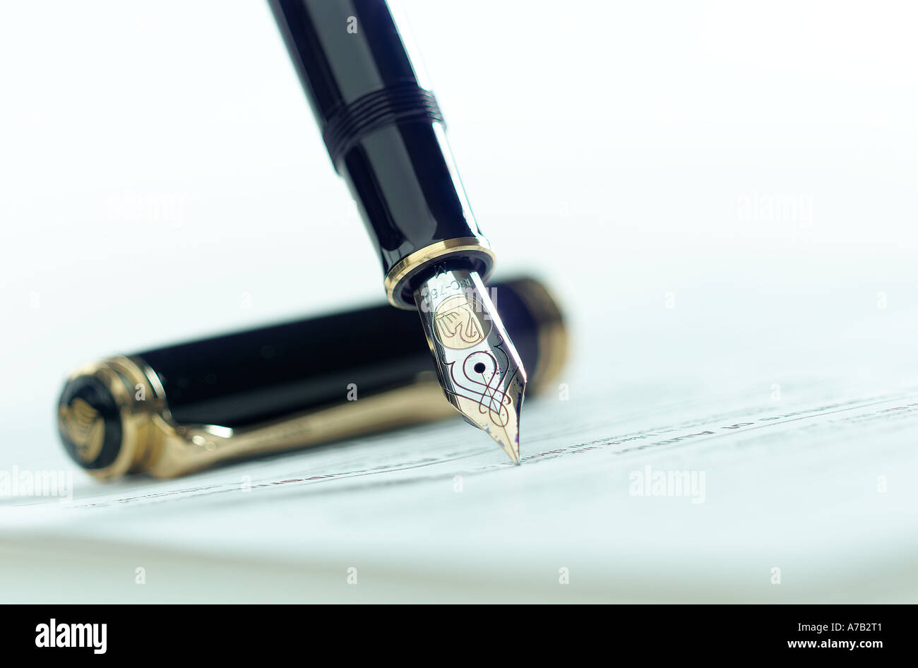 black ink pen Stock Photo - Alamy